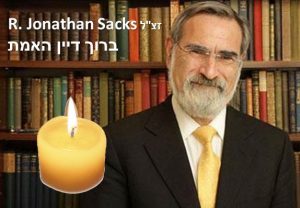 R. Jonathan Sacks zt”l - Tradition Online