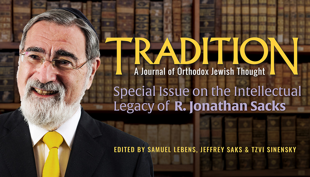 PODCAST: The Intellectual Legacy of Rabbi Sacks - Tradition Online
